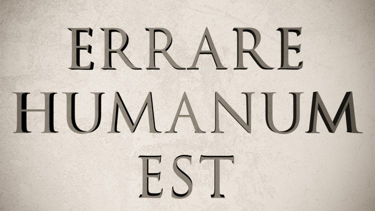 “Errare humanum est” - LegalToday